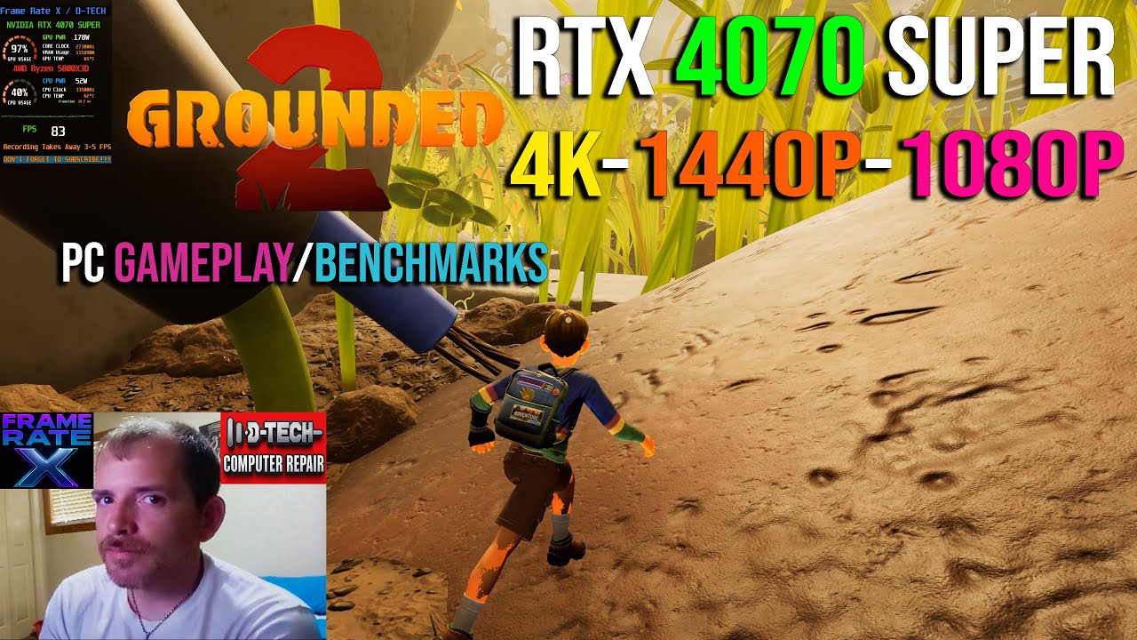 Grounded 2 | PC Gameplay/Benchmarks | 4K, 1440p, 1080p | RTX 4070 SUPER ...