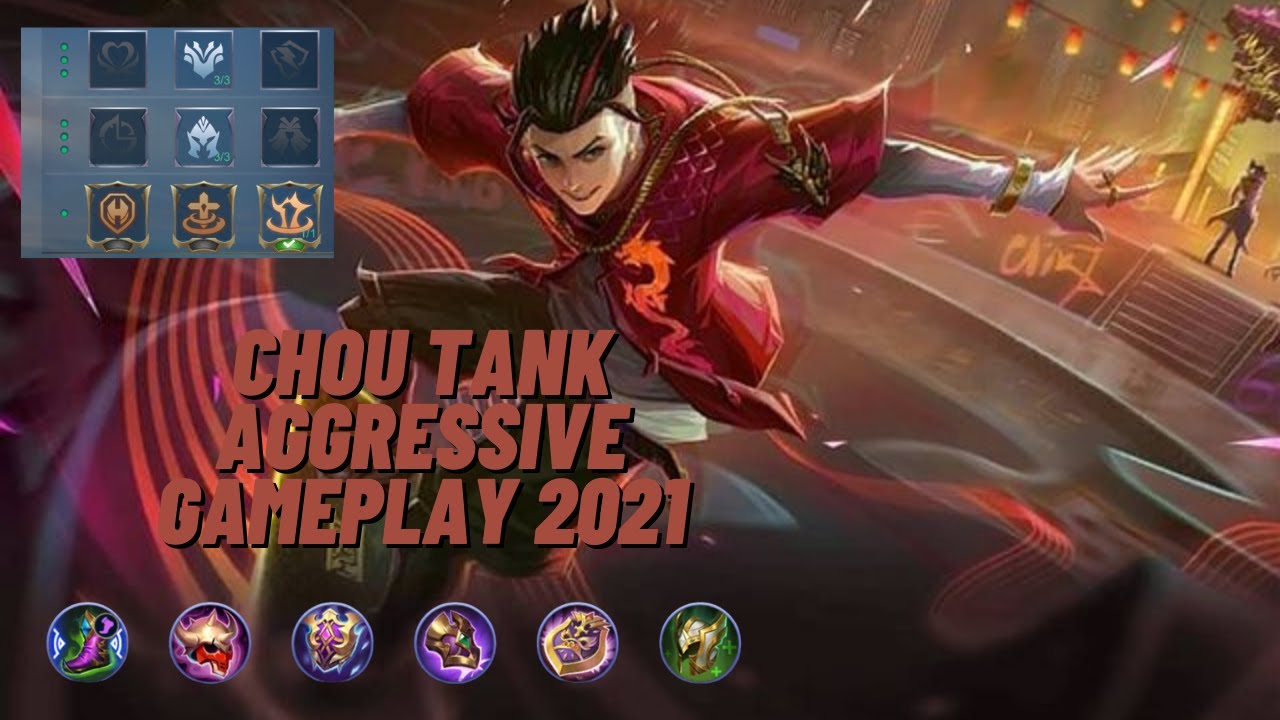 Chou Tank Aggressive Build 2021 | Mobile Legends - YouTube