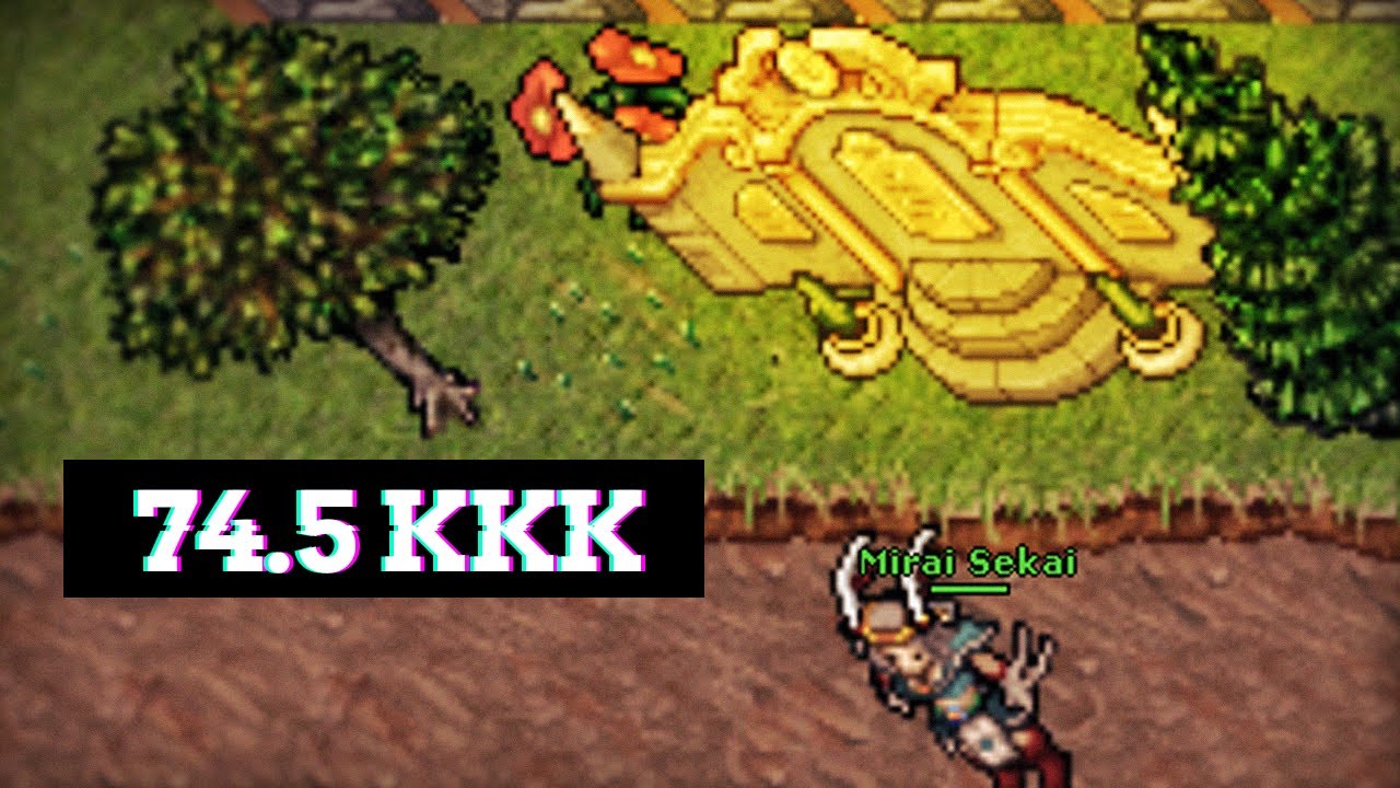 Mais de 75 players já possuem o Golden Outfit no Tibia! - YouTube