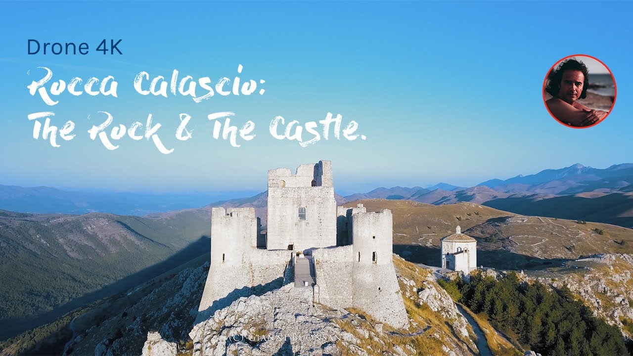 The Rock & the Medieval Castle: Rocca Calascio - Drone 4k 100% - L ...