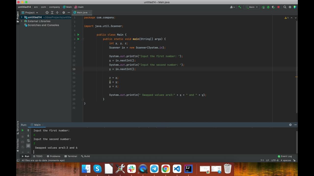 уроки по Java Поменять местами значения переменных Youtube