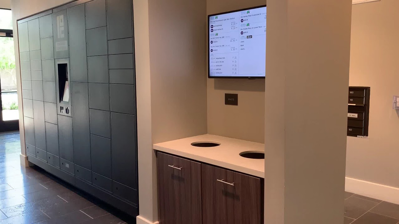 Mail room with Package Concierge - YouTube