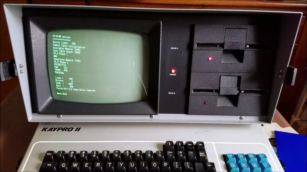 PASCAL on the Kaypro II - YouTube