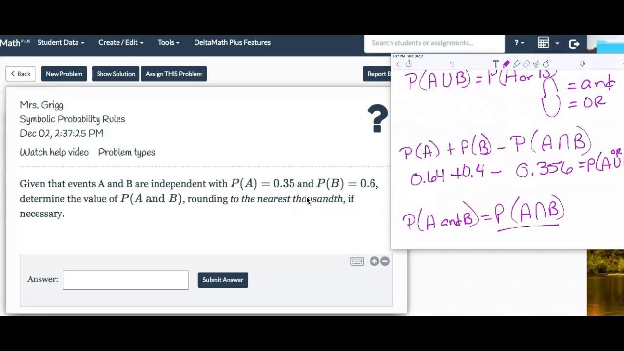 Symbolic Probability Rules - YouTube