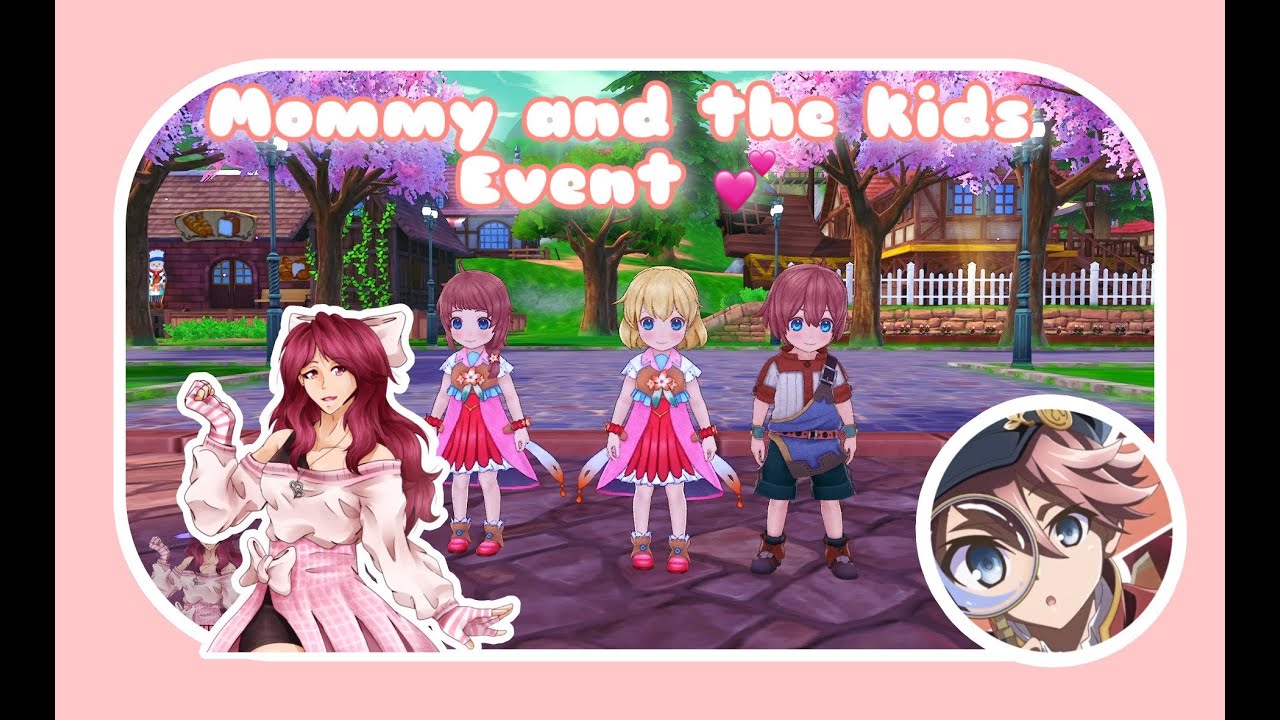 Rune Factory 5: Mommy and the kids event (Cecil) !! - YouTube