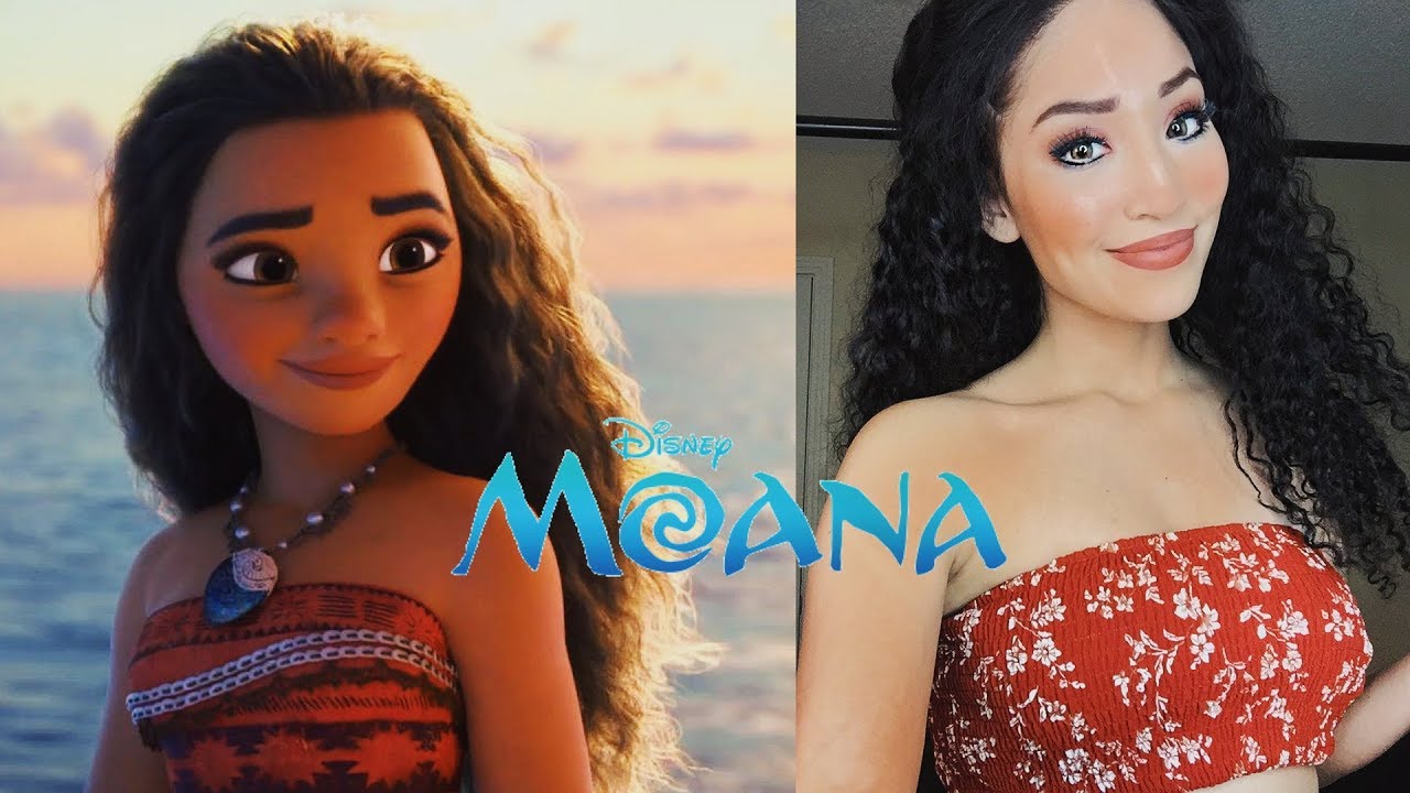 Everyday Disney Series: Moana Makeup feat. Nemer Hair - YouTube
