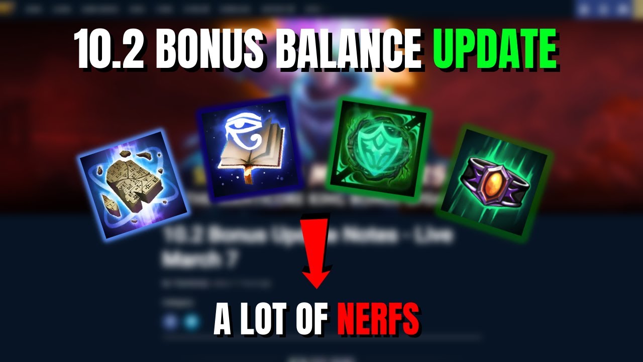 10.2 Smite Bonus Balance Patch Update - A Bunch of Item Nerfs (Joust ...