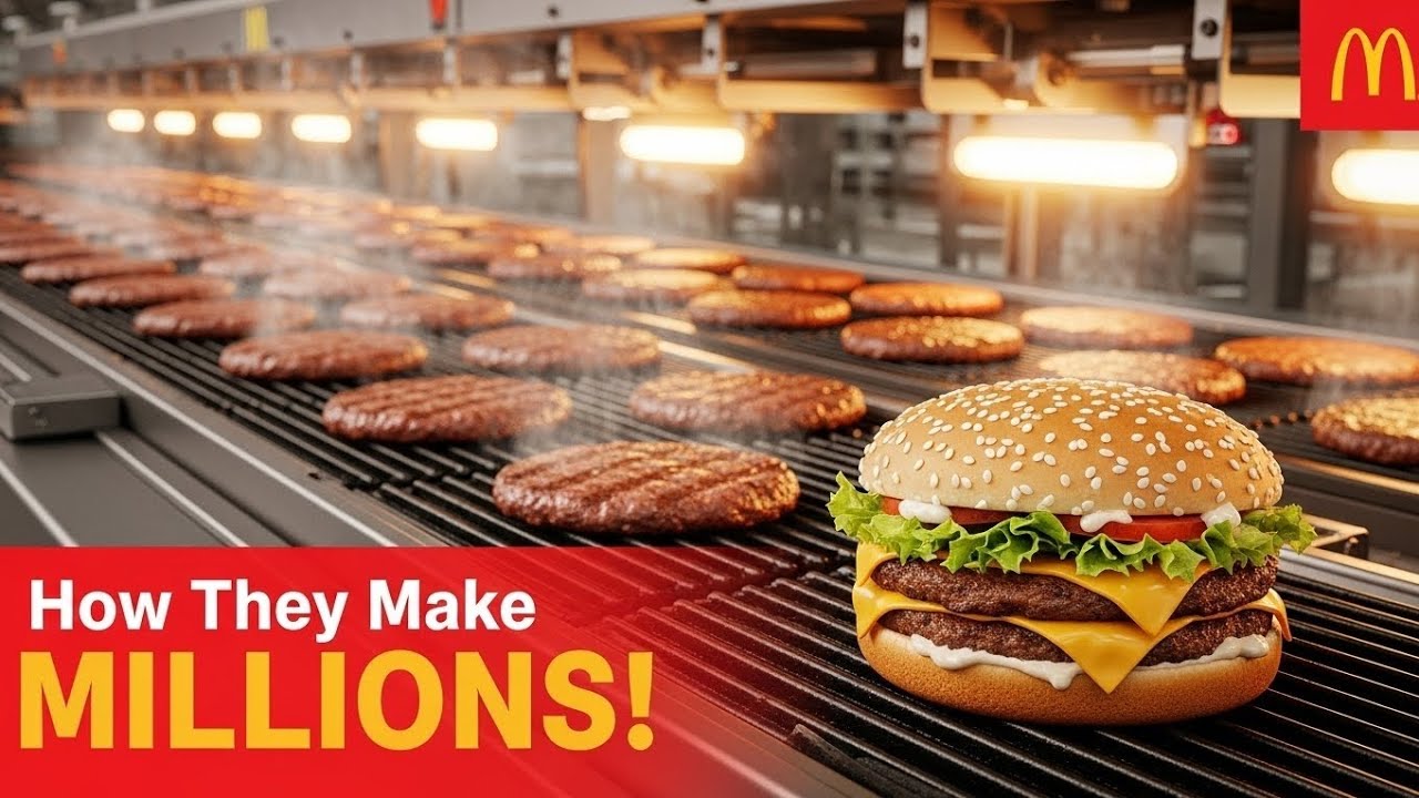 How McDonald's Burgers are produced for millions of Americans ... Full ...