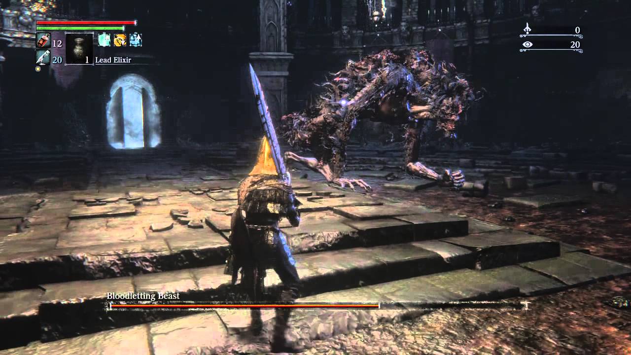 Bloodborne Bloodletting Beast chalice boss - YouTube