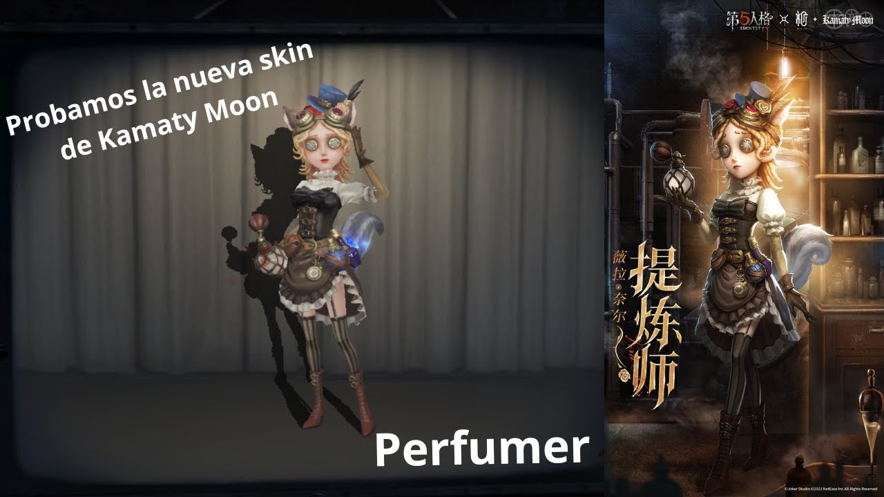 Probando la Nueva Skin de la Perfumer x Kamaty Moon | Identity V ...