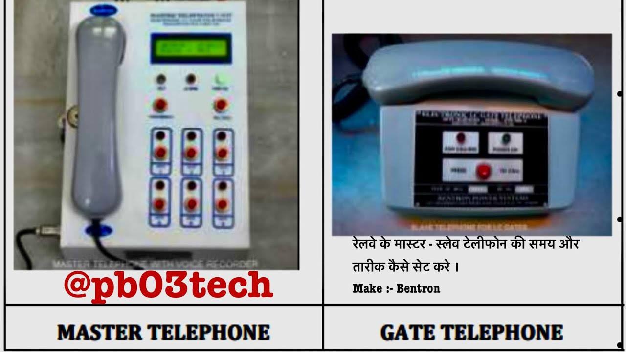 How to Set Time and Date on Master-Slave Gate Telephone - Make ...