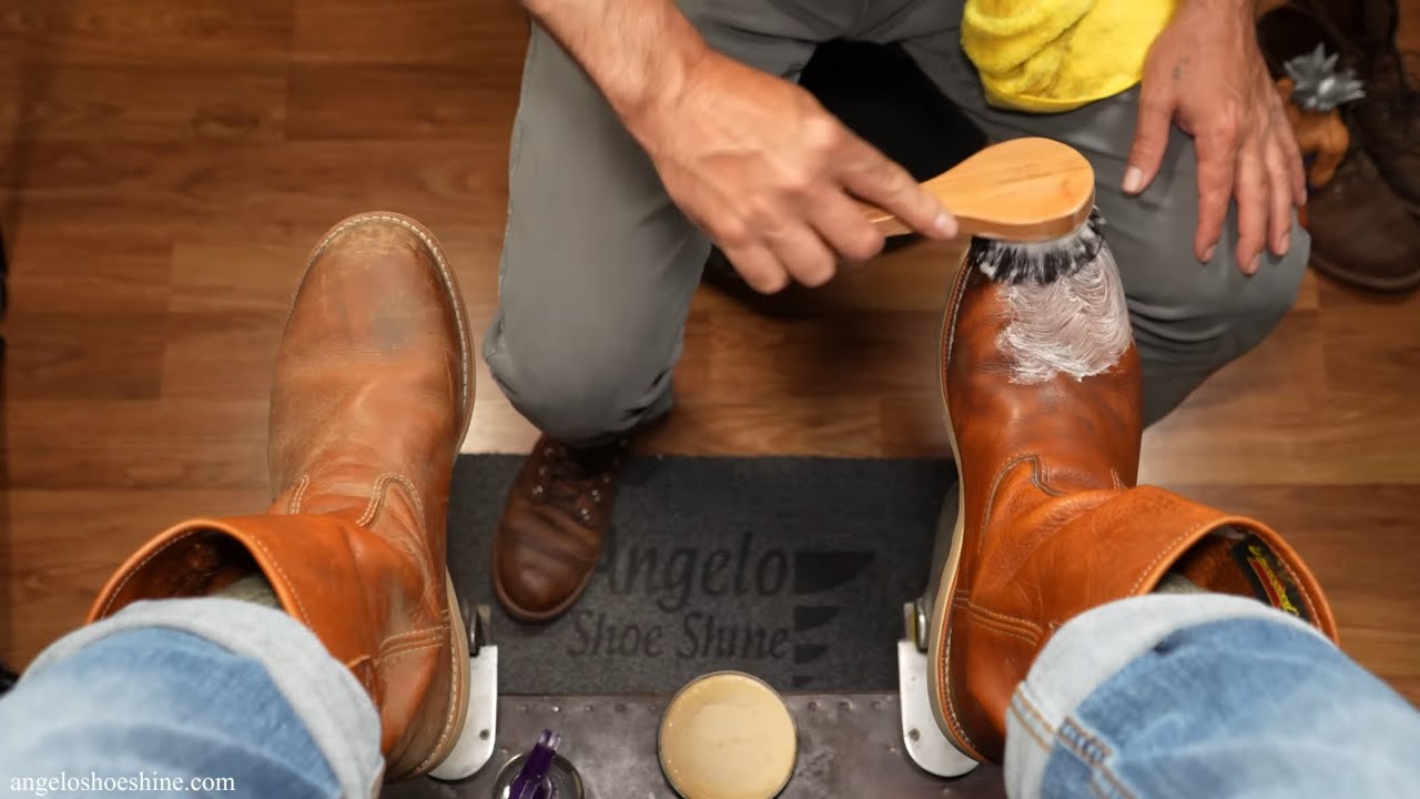 Extremely Satisfying Restoration!!! | Angelo Shoe Shine ASMR - YouTube