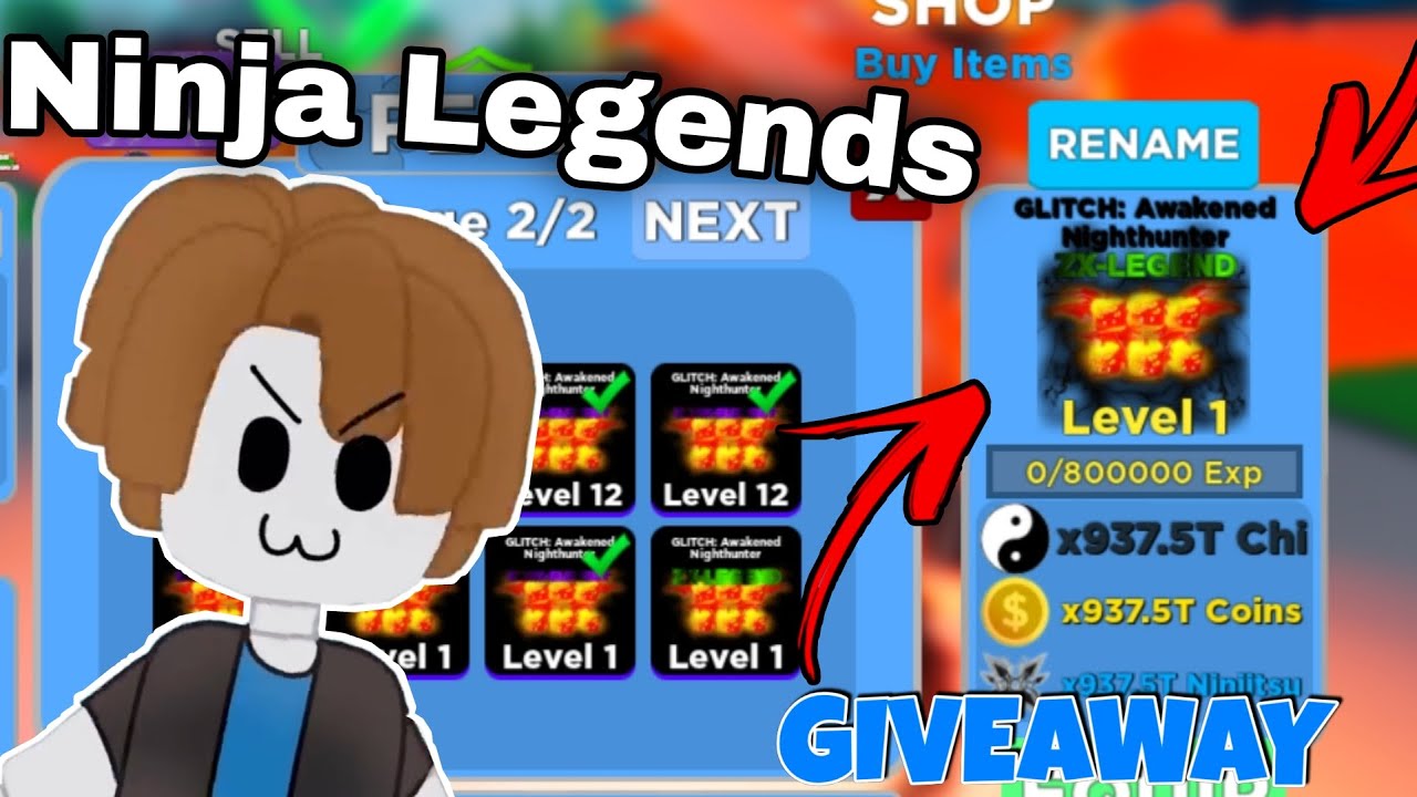 New Ninja Legends Giveaway!!! - YouTube