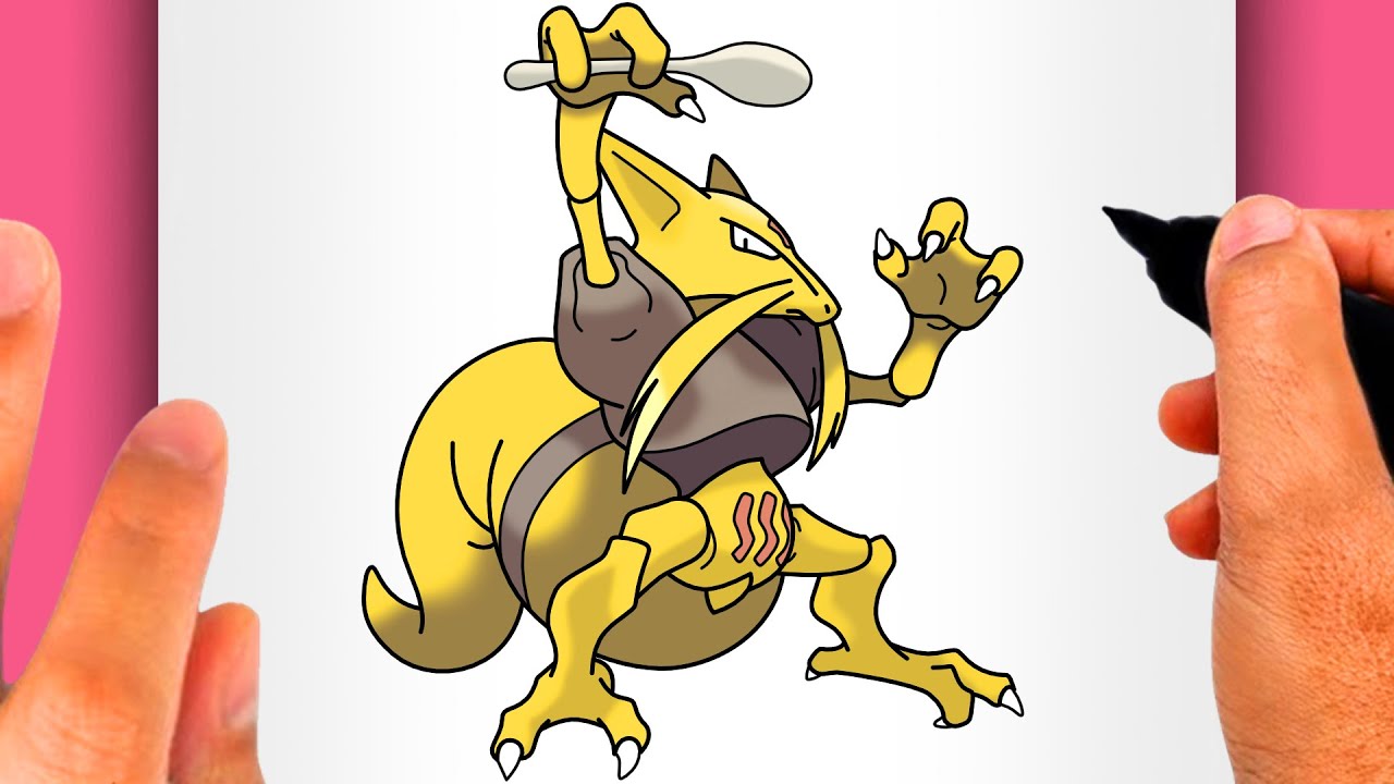 HOW TO DRAW KADABRA - How to Draw Pokémon Nº 0064 (EASY POKÉMON DRAWING) - Kadabra Drawing - YouTube