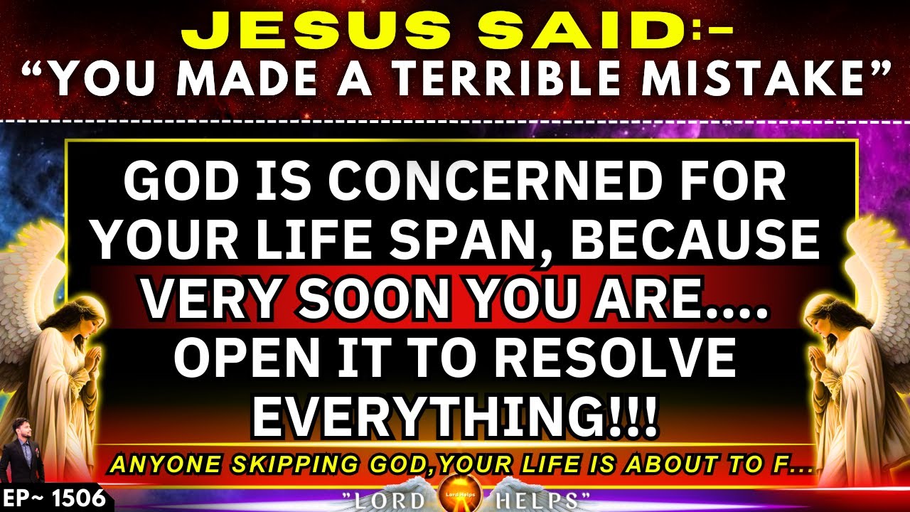 🔥GOD IS CONCERNED FOR YOUR LIFE SPAN BECAUSE... | God's Message Today # ...