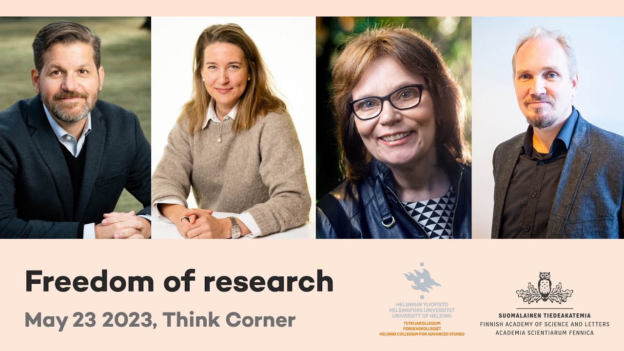 Freedom of research - Think Corner Stage, University of Helsinki, 23.5.2023 - YouTube
