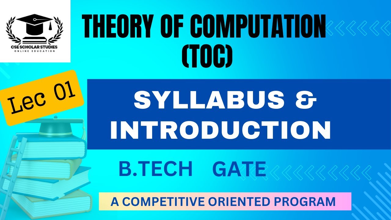 Syllabus And Introduction Of Theory Of Computationtocimportant Topics For Gatenetbtech