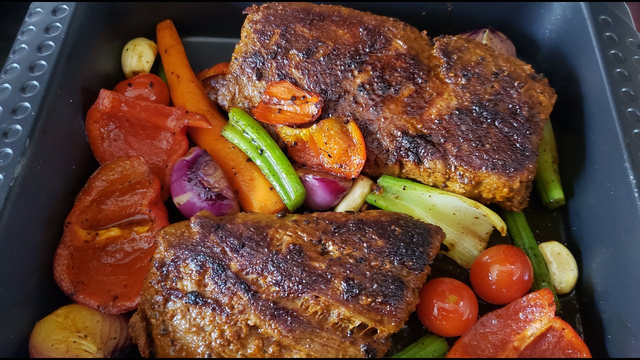 Perfectly Roasted Steak African Style - YouTube