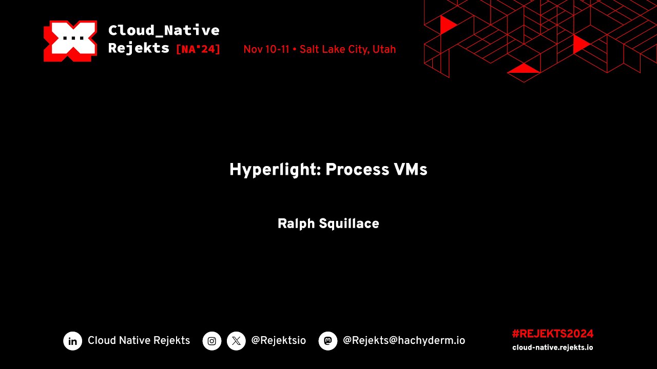 Hyperlight: Process VMs - YouTube
