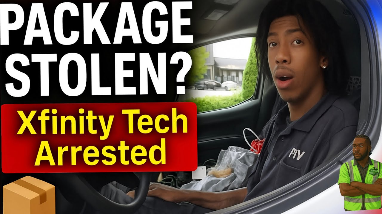 Xfinity Worker Caught STEALING a Package — Arrested on the Spot! 🚨 ...