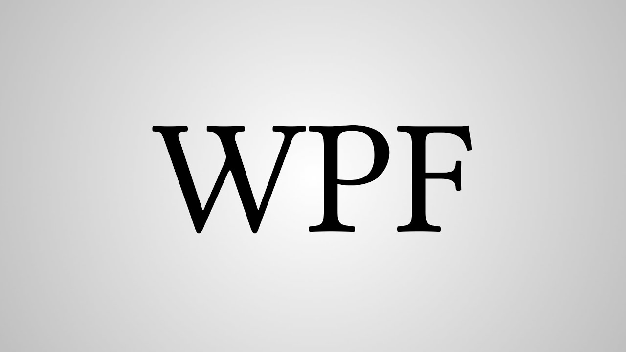 What Does "WPF" Stand For? - YouTube