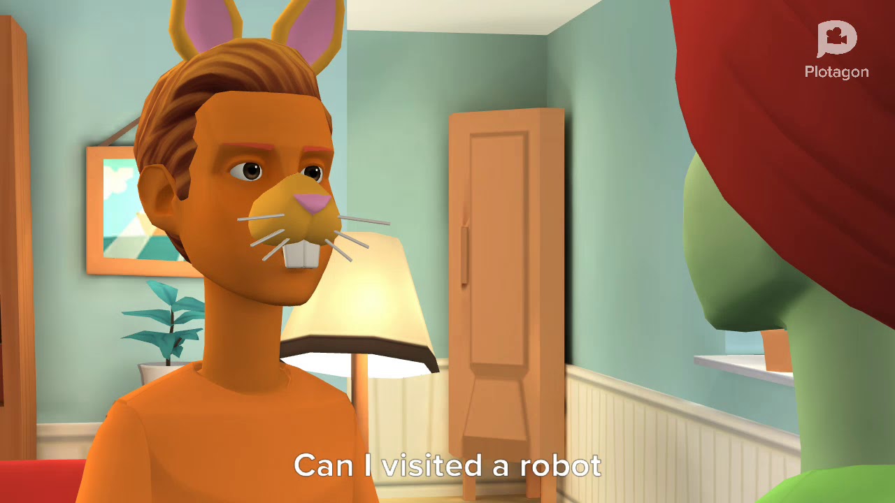 Plotagon Harry and Toto episode 4: Harry visited a robot - YouTube