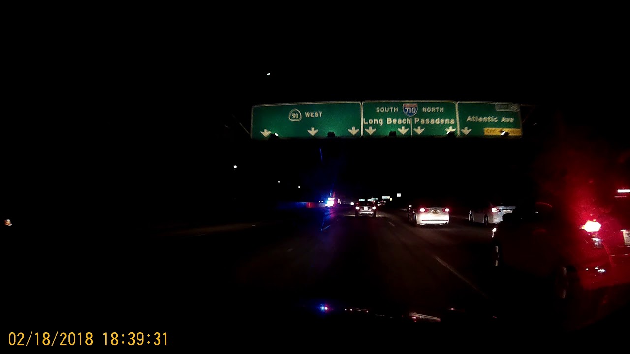 CHP Traffic Break 91W - YouTube