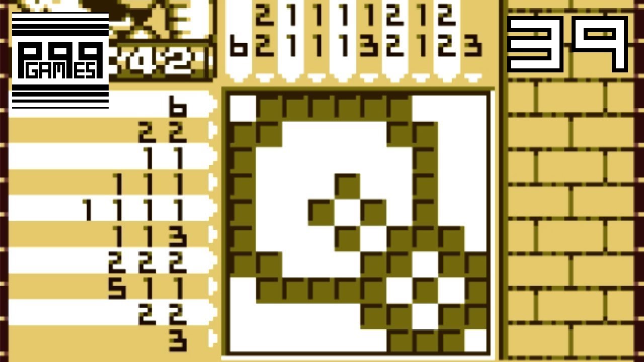 (39 / 193) Mario's Picross [GameBoy] [No Hints] : Easy Picross 5G (Bulb ...