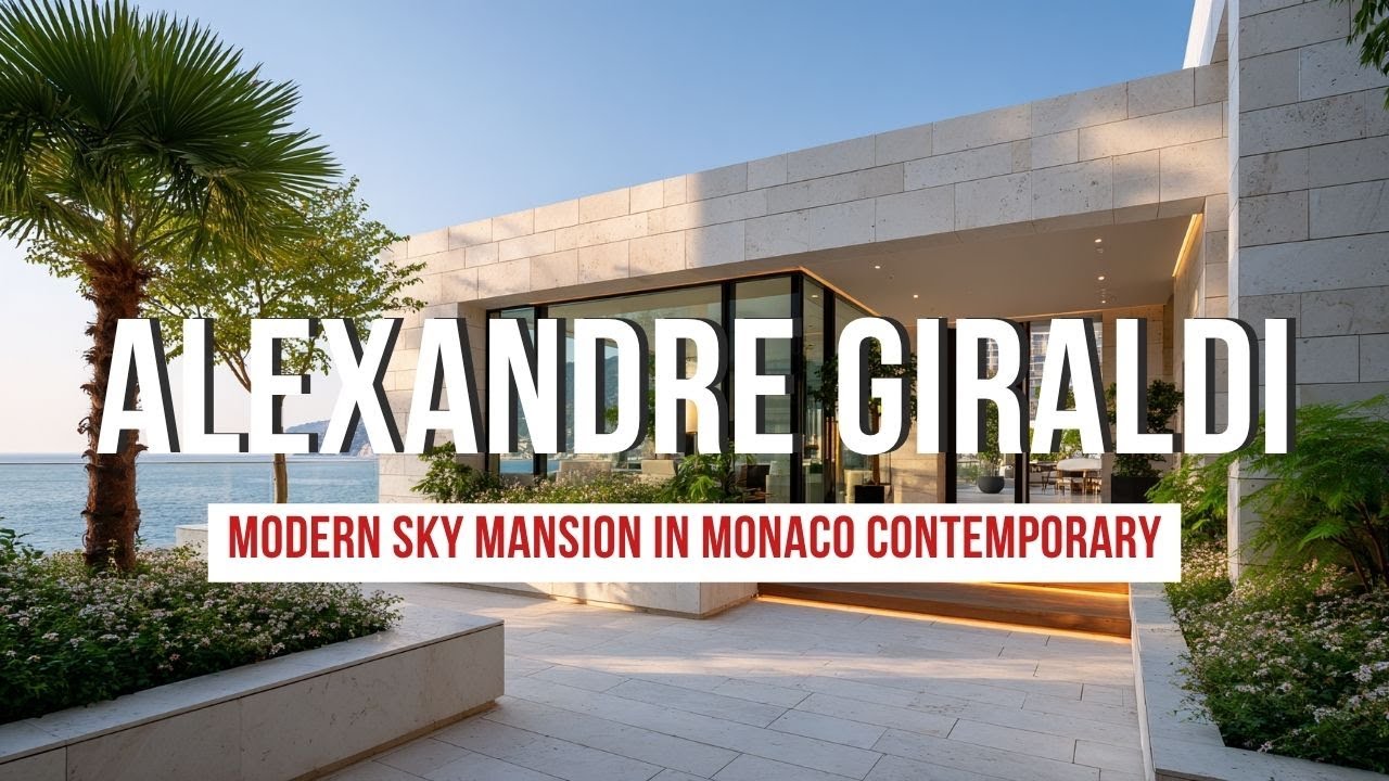 Modern Sky Mansion in Monaco Contemporary Luxury by Alexandre Giraldi ...