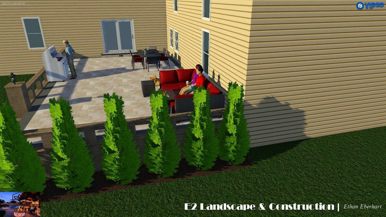 Vip3D - 3D Elevated Patio - YouTube