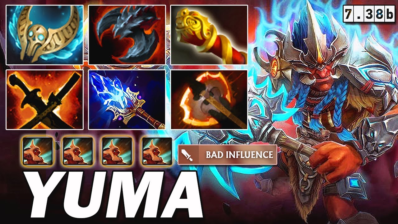 Yuma - Troll Warlord Pro Carry Gameplay | 7.38b Dota 2 IMMORTAL RANK ...