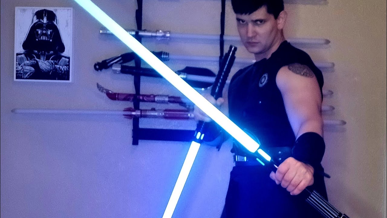 22 move demonstration using half of the Phantom V4 Hilt and the Dark ...