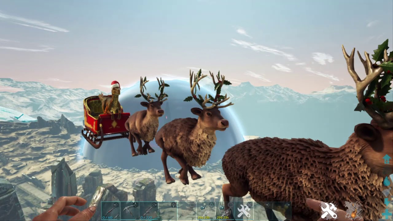 ARK: Survival Evolved Raptor Claus - YouTube