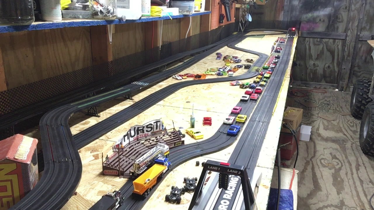 Tyco 440x2 narrow chassis Built by J. Scott. - YouTube