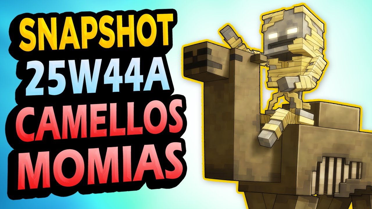 ¡Esqueletos PARCHED y CAMELLOS HUSK! 👉 Snapshot 25W44A Minecraft 1.21. ...
