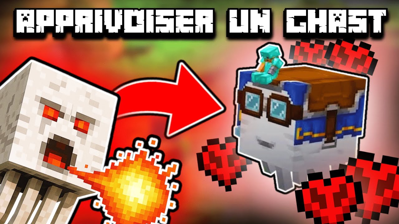 Comment APPRIVOISER un GHAST sur MINECRAFT ? 👻 - YouTube