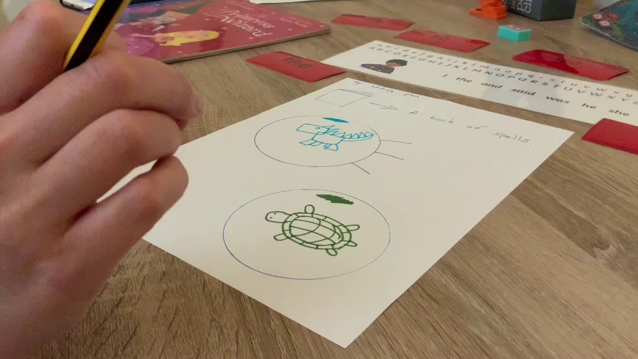 EYFS literacy activity linked to The Princess & the Wizard - YouTube