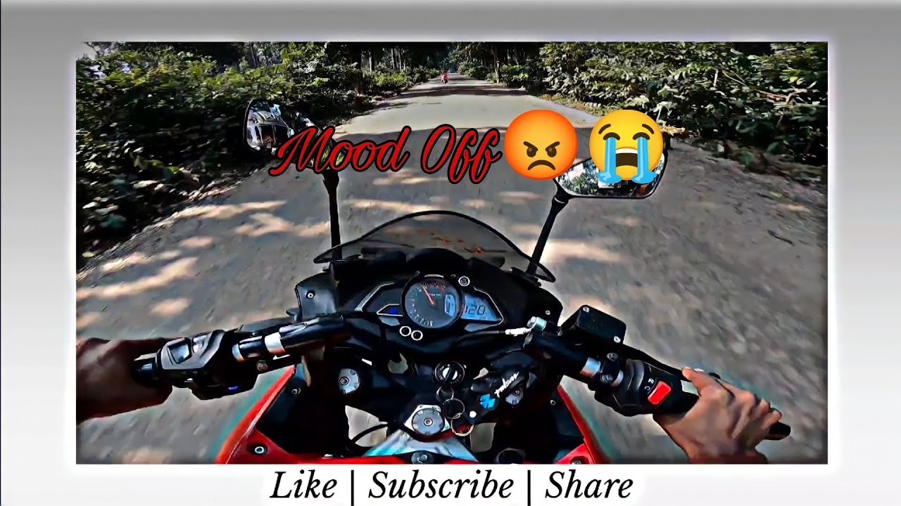 Bike status ️ Mood off😡😭 bike ride status | Bike ride rider status ...