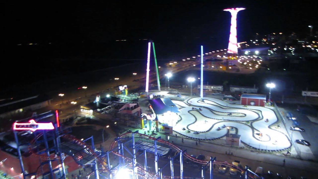 on the Zenobio ride at coney island - YouTube