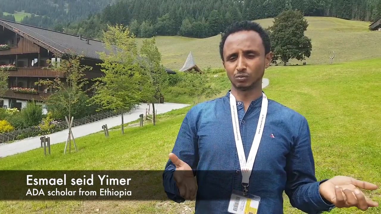 ADA scholar Esmael seid Yimer at the European Forum Alpbach 2017 - YouTube