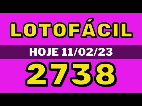 Lotofácil 2738 – Resultado da lotofácil de hoje concurso 2738 (11-02-23)