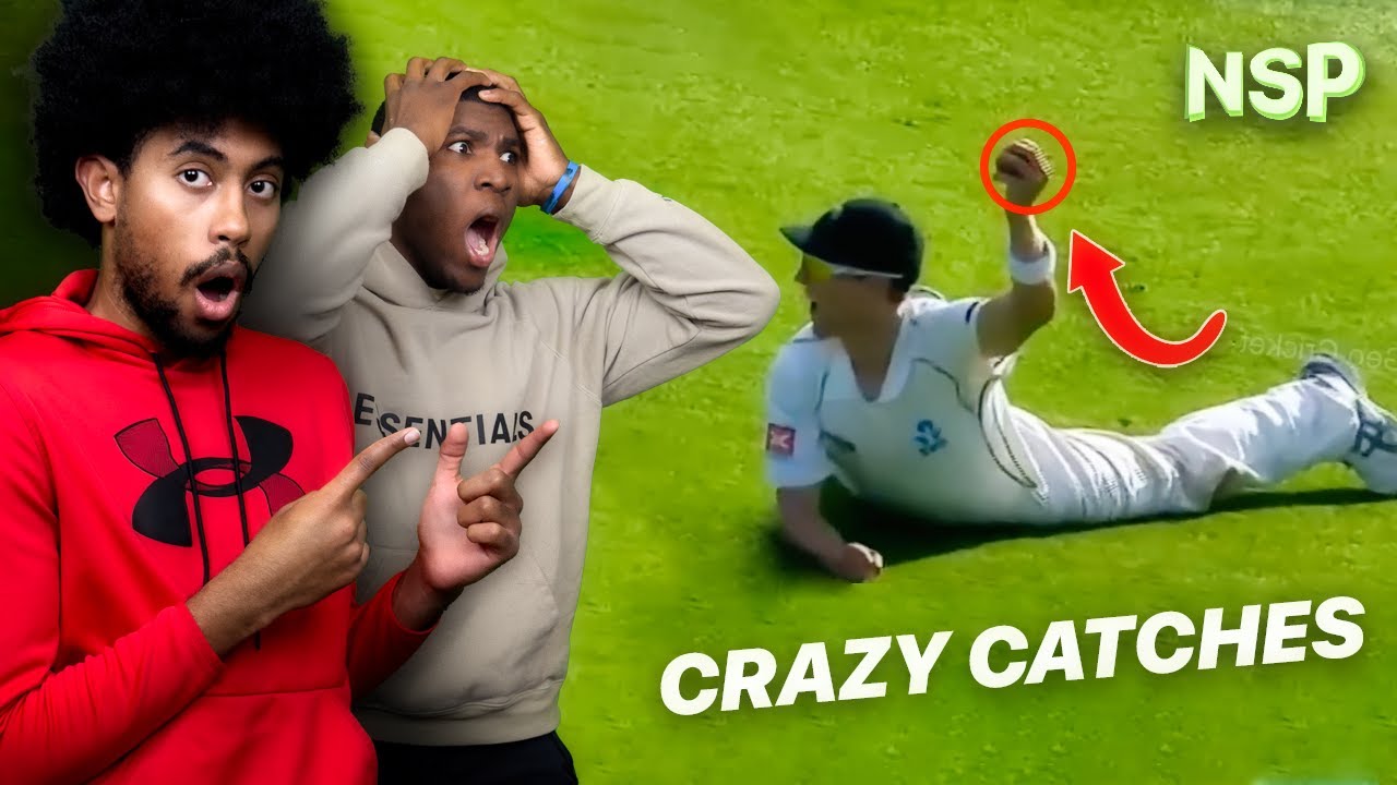 Americans Reacts to the top 10 Greatest Cricket Catches IN HISTORY till ...