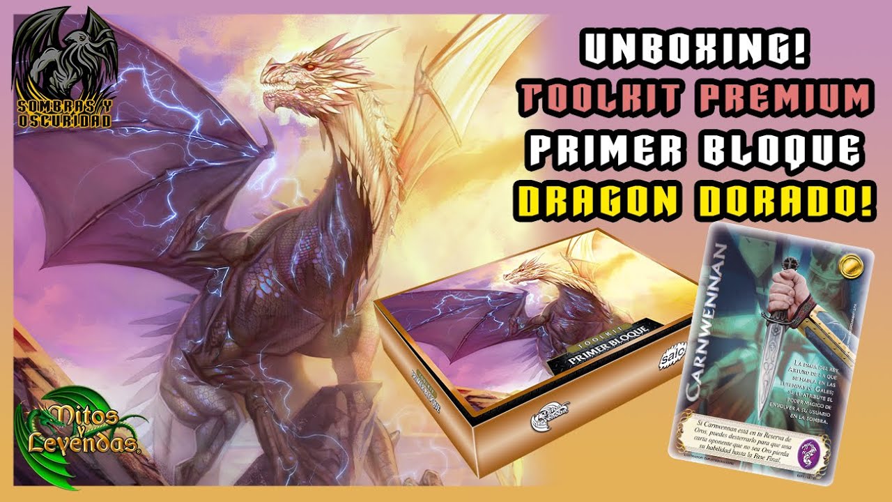 Unboxing Toolkit Premium Primer Bloque Dragón Dorado 🦖! de # ...