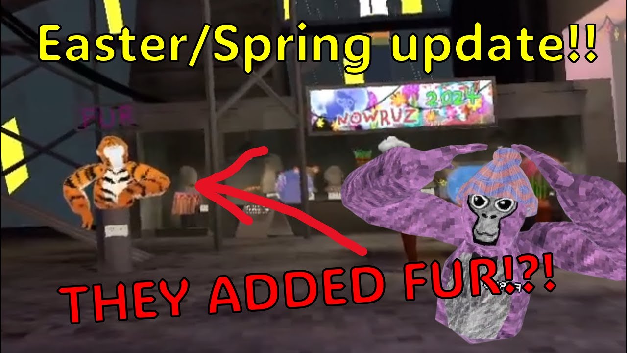 The BRAND NEW EASTER/SPRING update in GORILLA TAG!! - YouTube