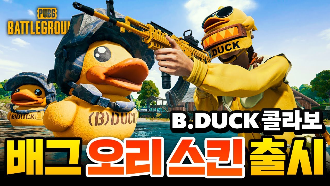 배그 신규 스킨으로 귀여운 오리가 출시했습니다 Youtube