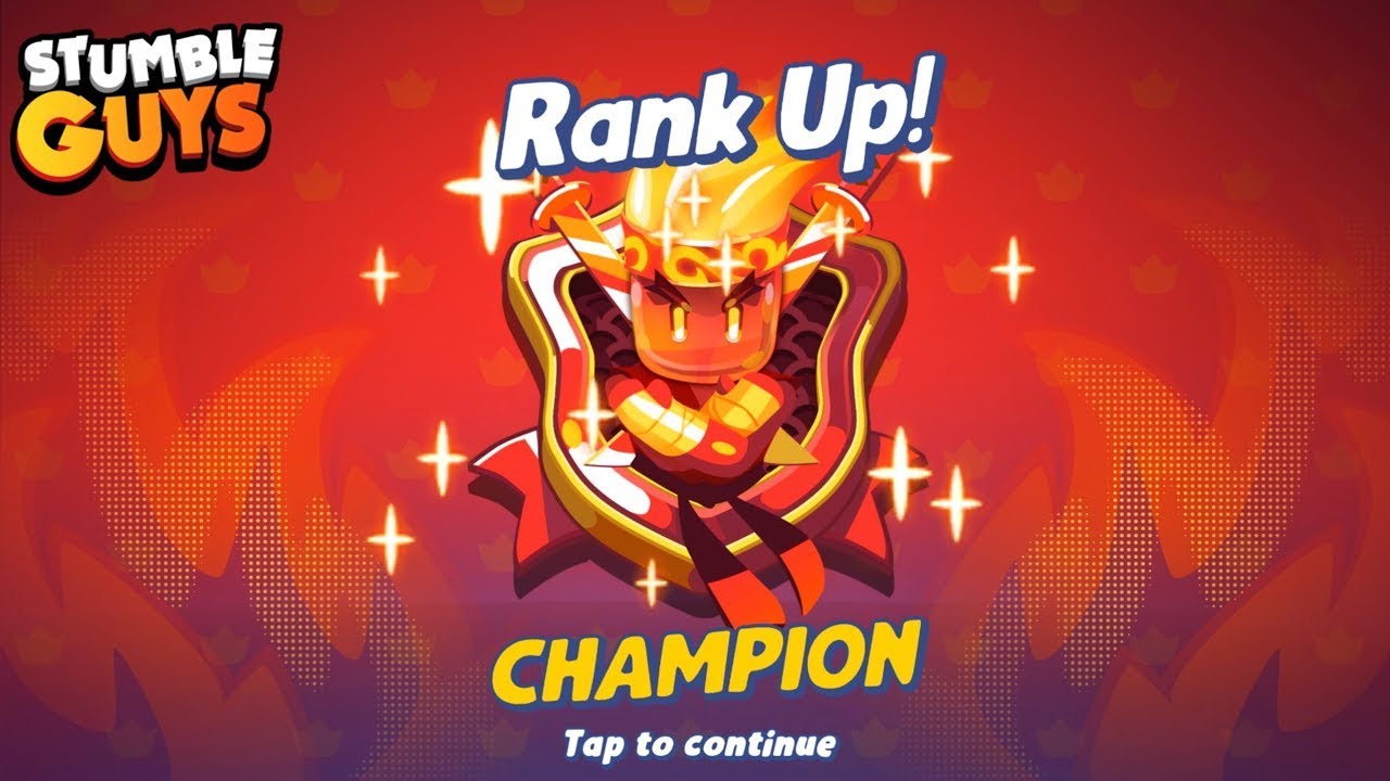 GETTING CHAMPION RANK IN STUMBLE GUYS! (Part 2) #stumbleguys - YouTube