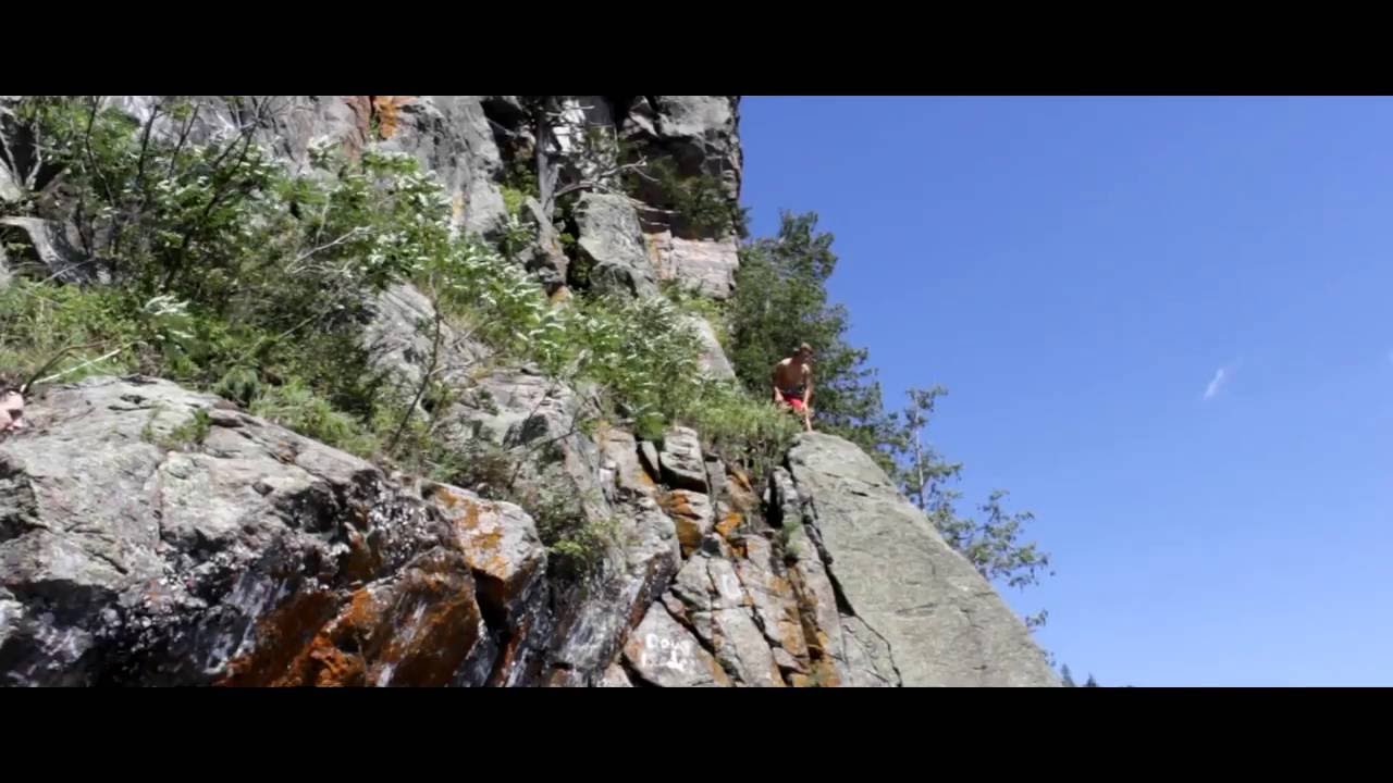 INSANE SWAN DIVE OFF CLIFF! - YouTube