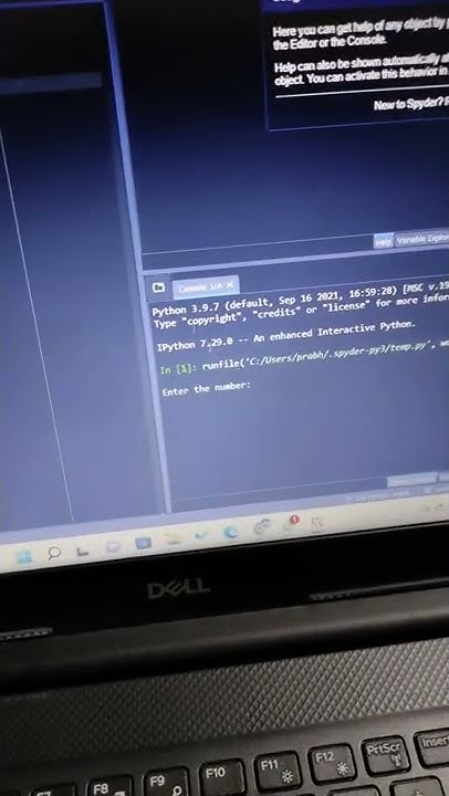 How to run Python programing in Anaconda (Spyder) software - YouTube