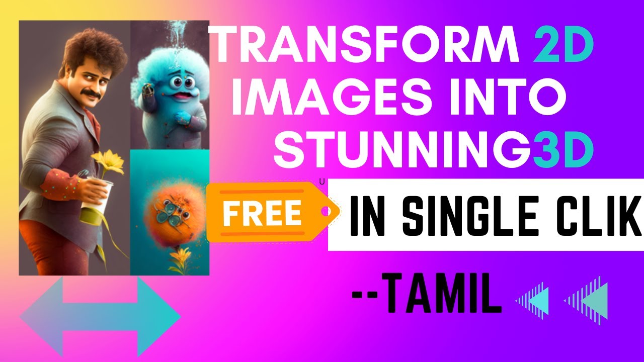 Convert 2D imges or picture into 3D Animation with FREE AI Technology# ...