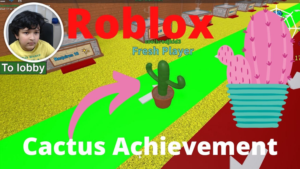 Roblox - Cactus Achievement - YouTube